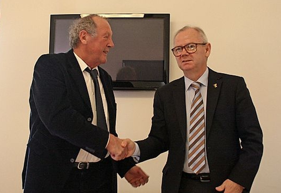 Prevzem gospodarskega dela dvorca Lanthieri • UNG